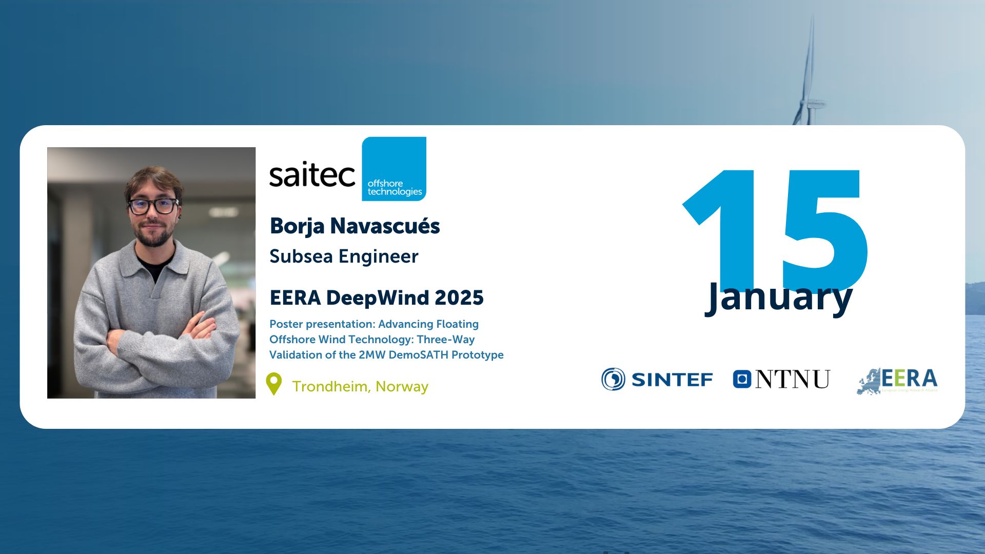 EERA DeepWind 2025 – Saitec Offshore Technologies